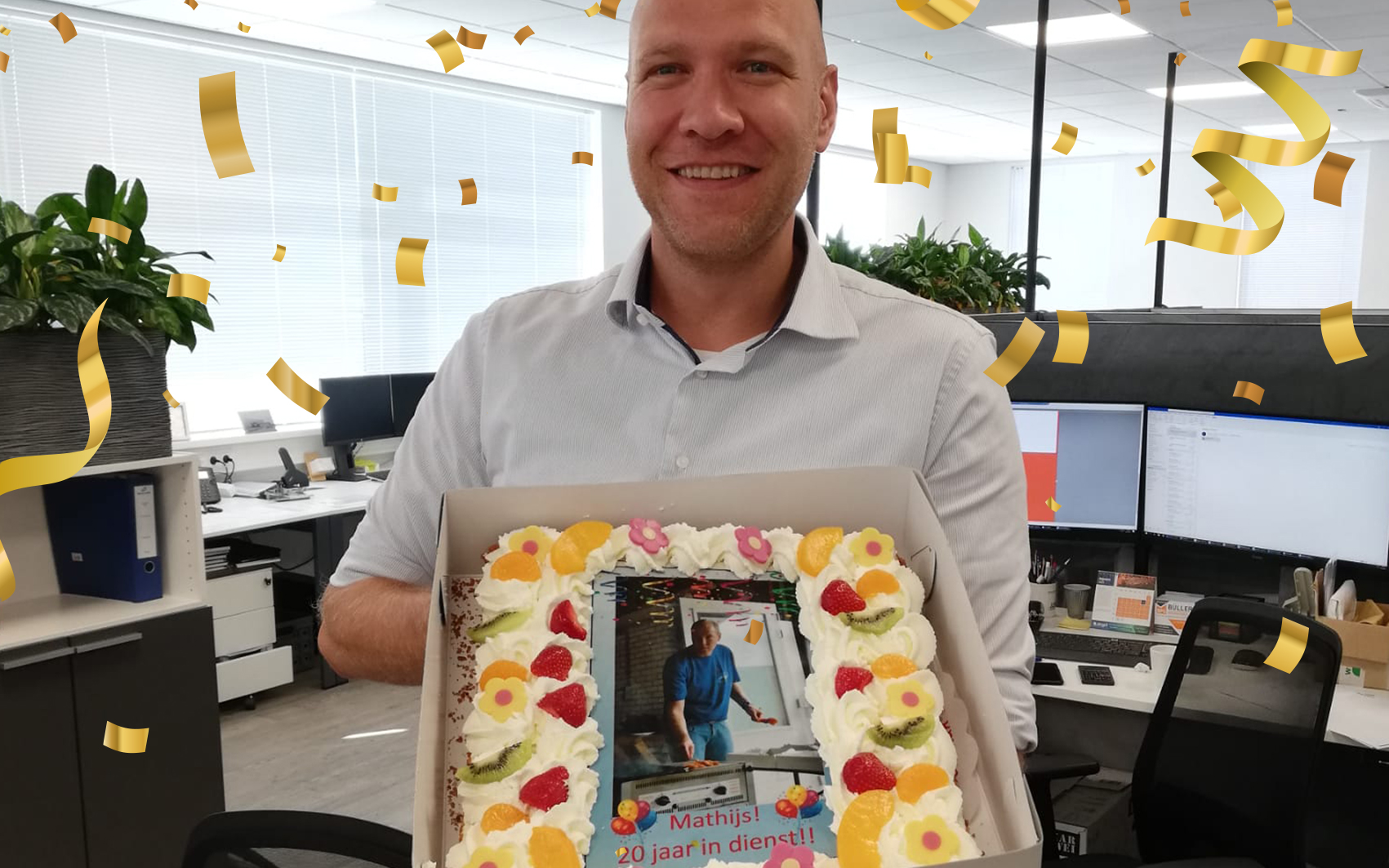 Mathijs 20 jaar in dienst! - BMN De Klerk